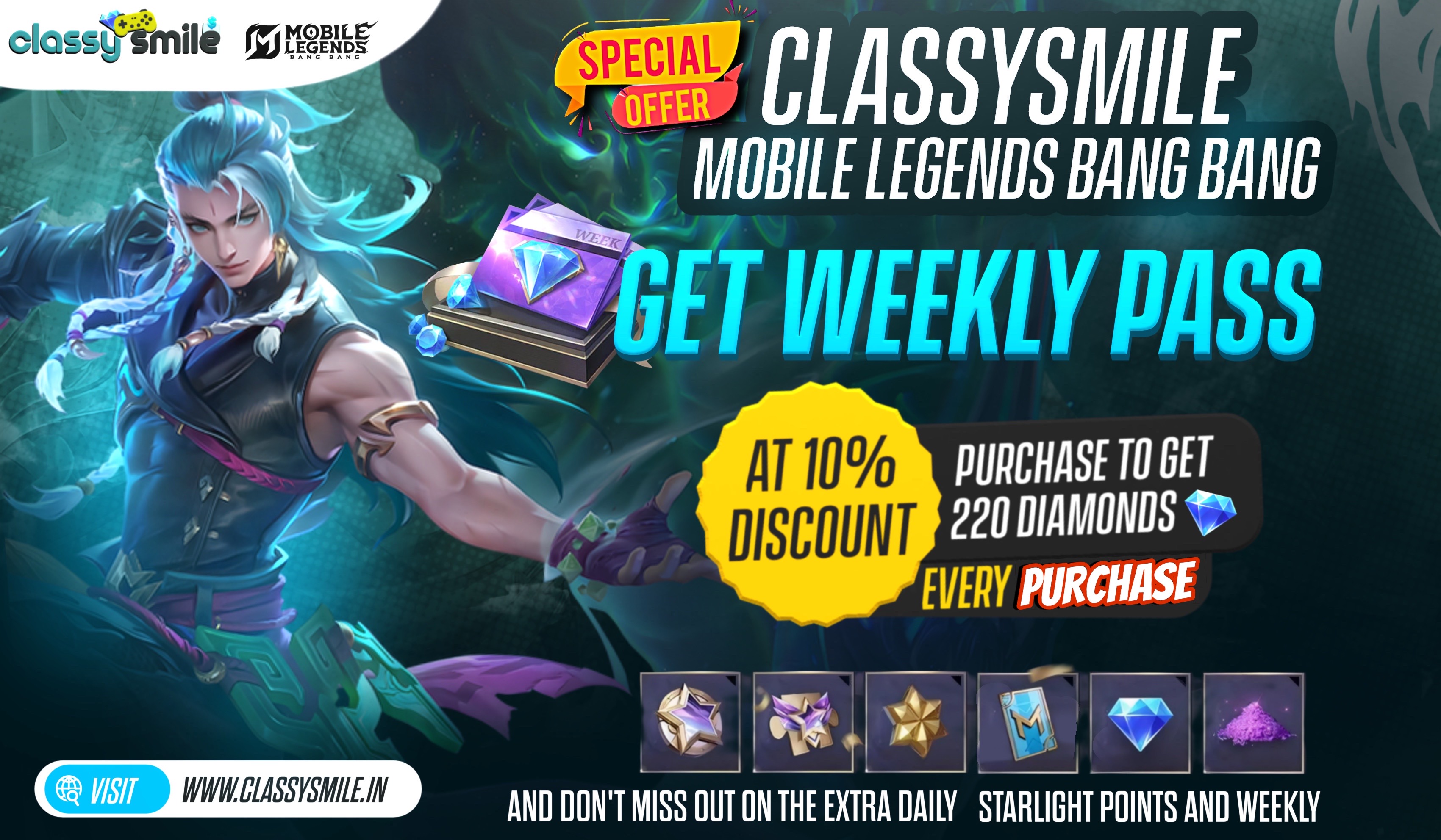 Classy Smile | Game Recharge Platform