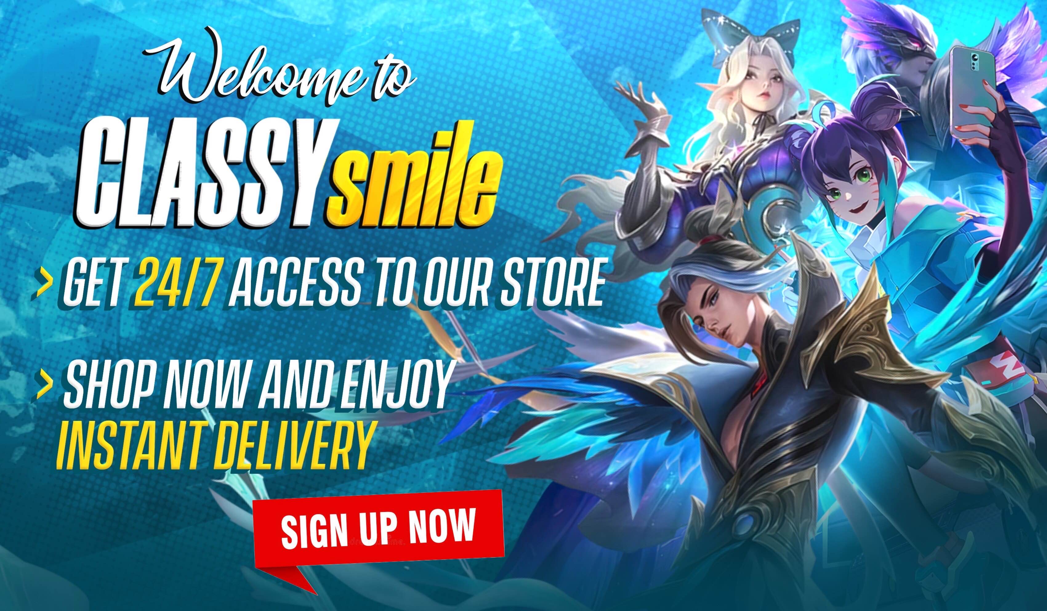 Classy Smile | Game Recharge Platform