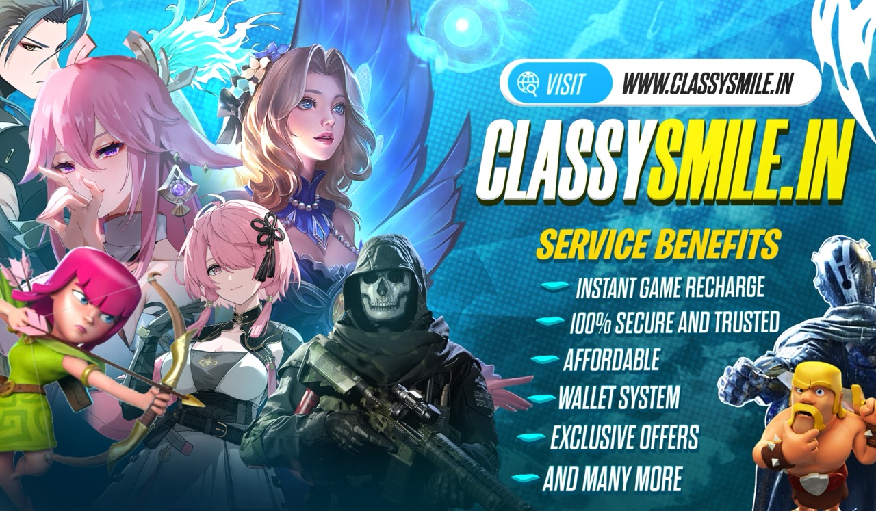 Classy Smile | Game Recharge Platform